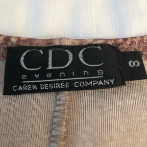 CDC | Dresses | Vintage Cdc Cocktail Dress Snakeskin Design | Poshmark